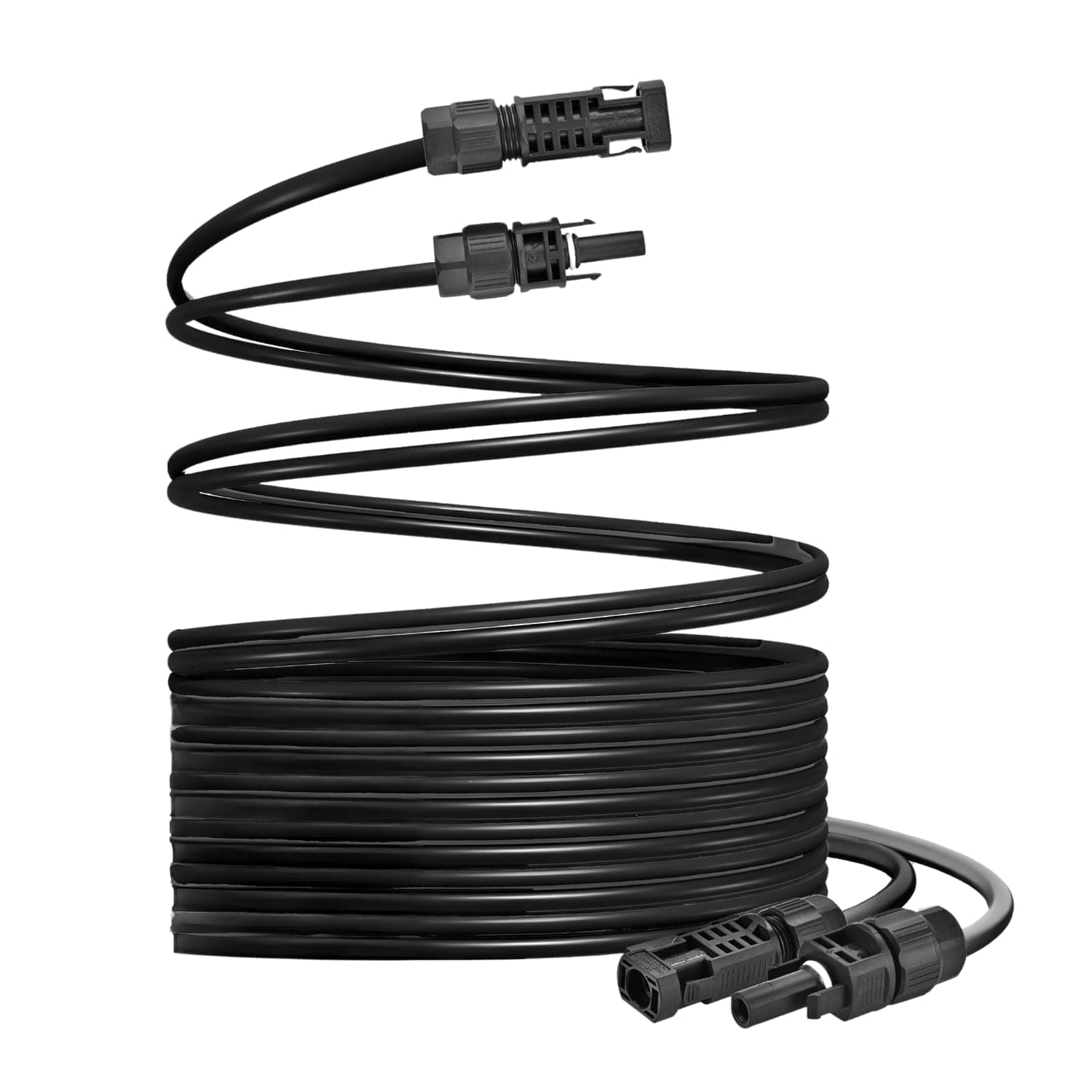 50 Foot Quick Release MC4 Extension Cables for MyGrid 10K System – Red ...