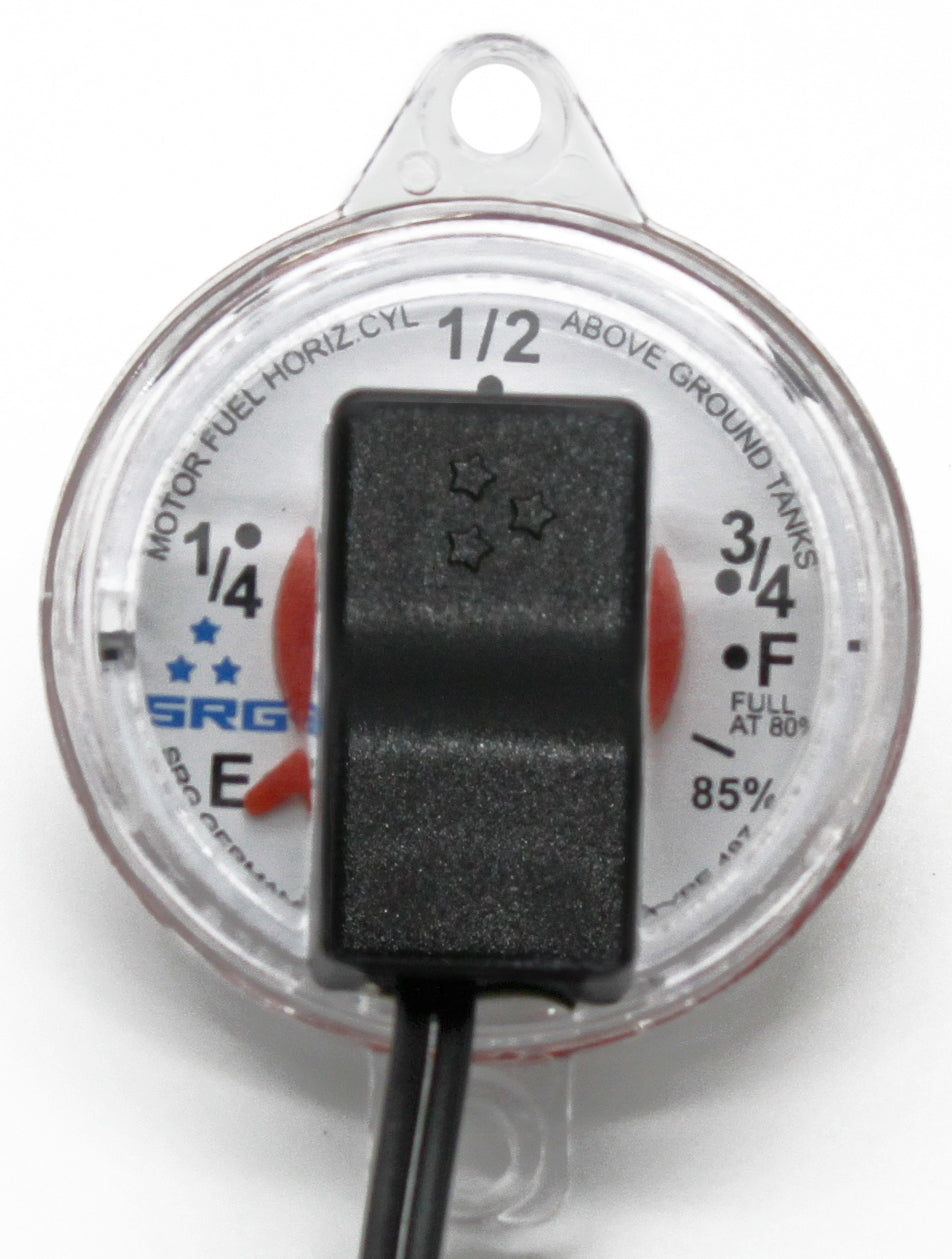 Flame King 0-90 Ohm Twin-Site Remote Dial Gauge for RV ASME Propane Ta ...
